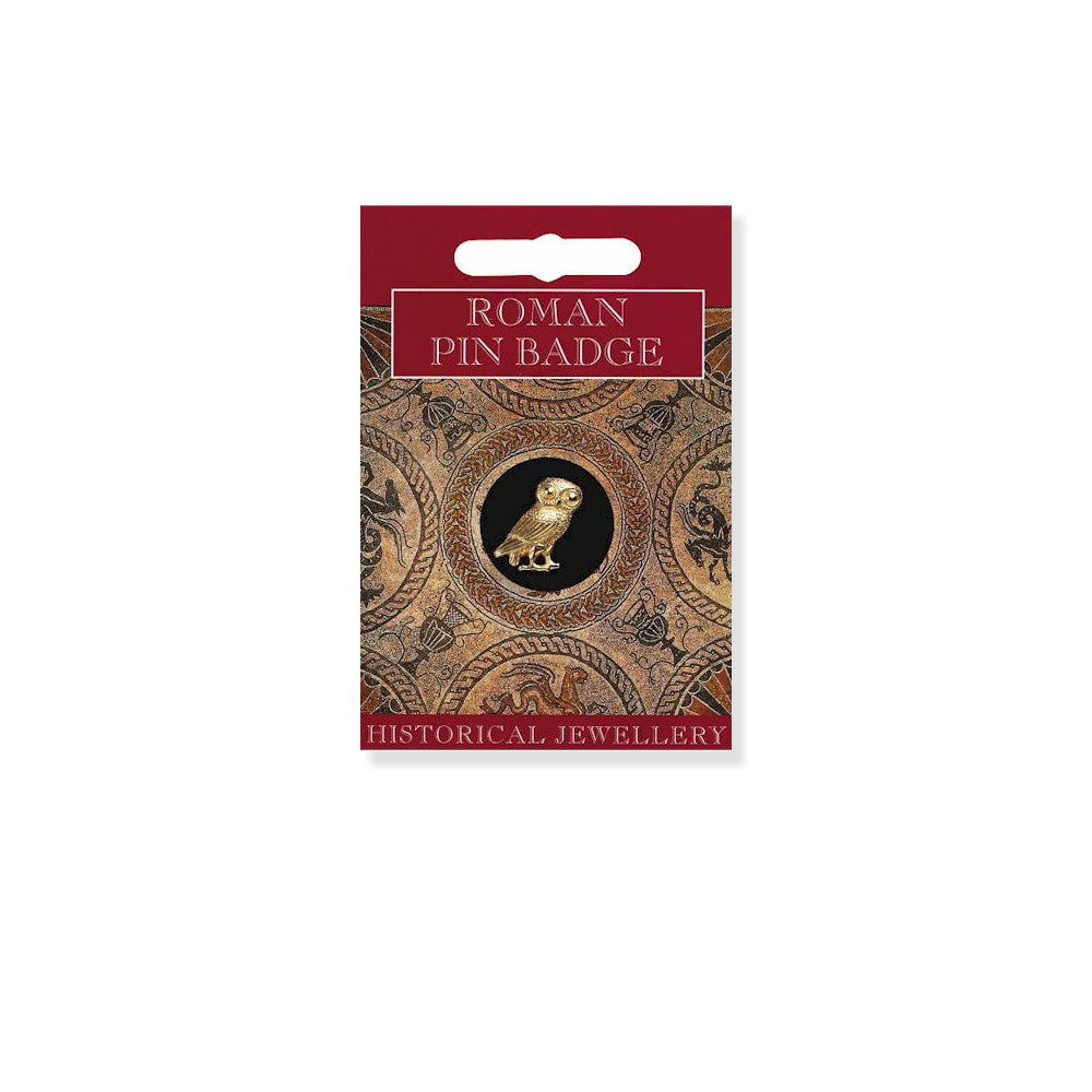 Roman Owl Gold Pin Badge– Ashmolean Museum