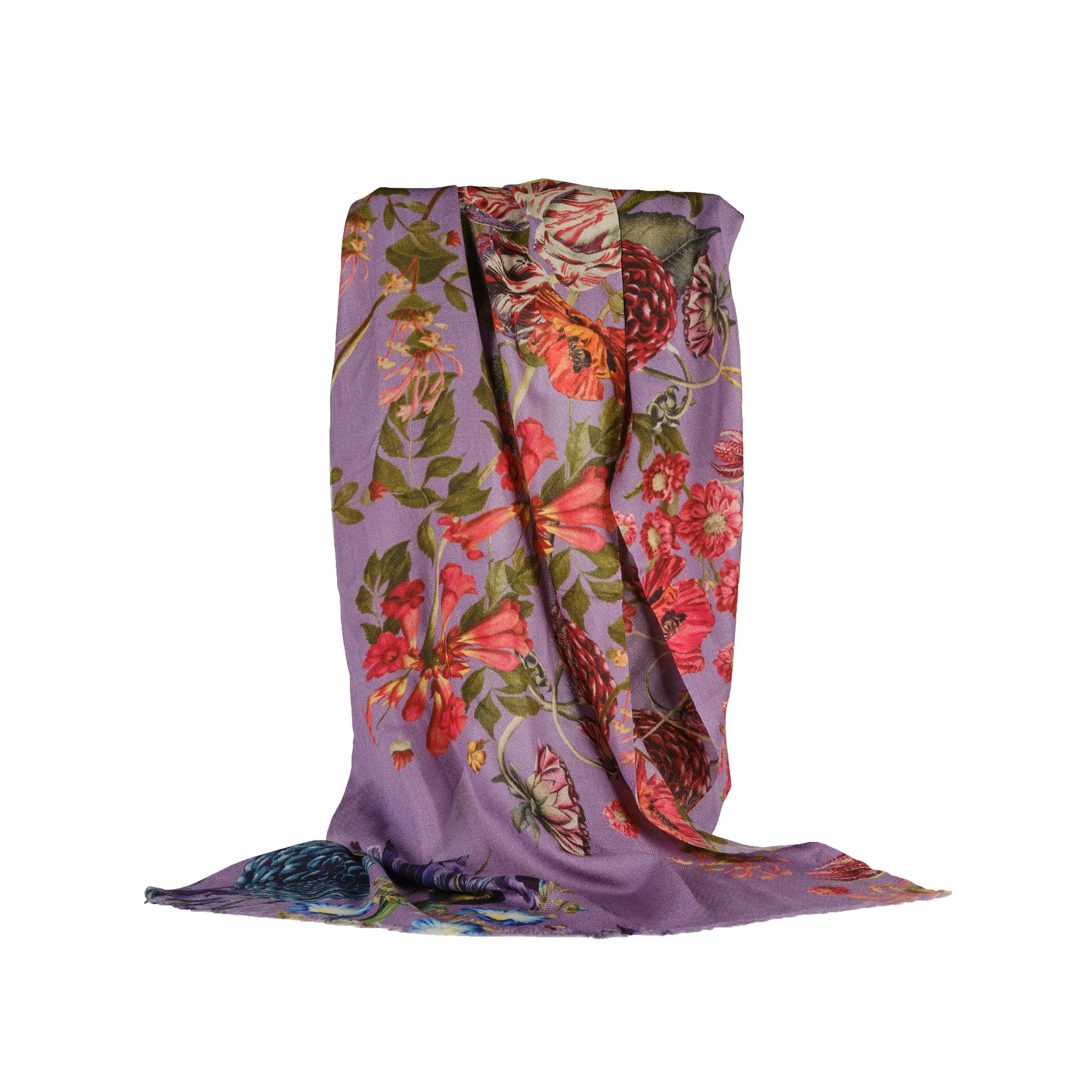 Purple Iris Woollen Scarf– Ashmolean Museum