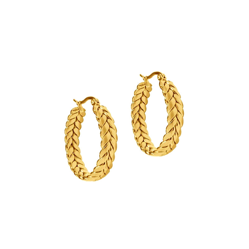 Gold Plait Hoop Earrings– Ashmolean Museum