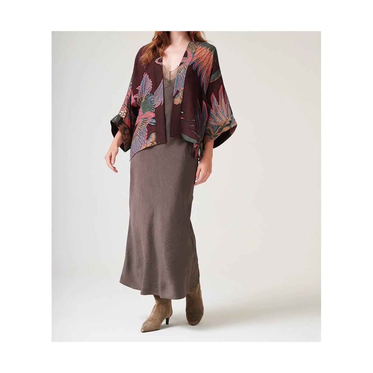 Crane Plum Wool Kimono– Ashmolean Museum