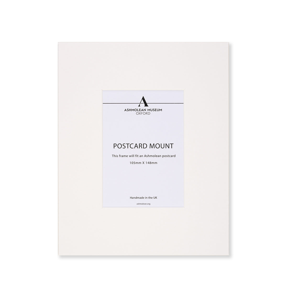 Postcard Mount– Ashmolean Museum