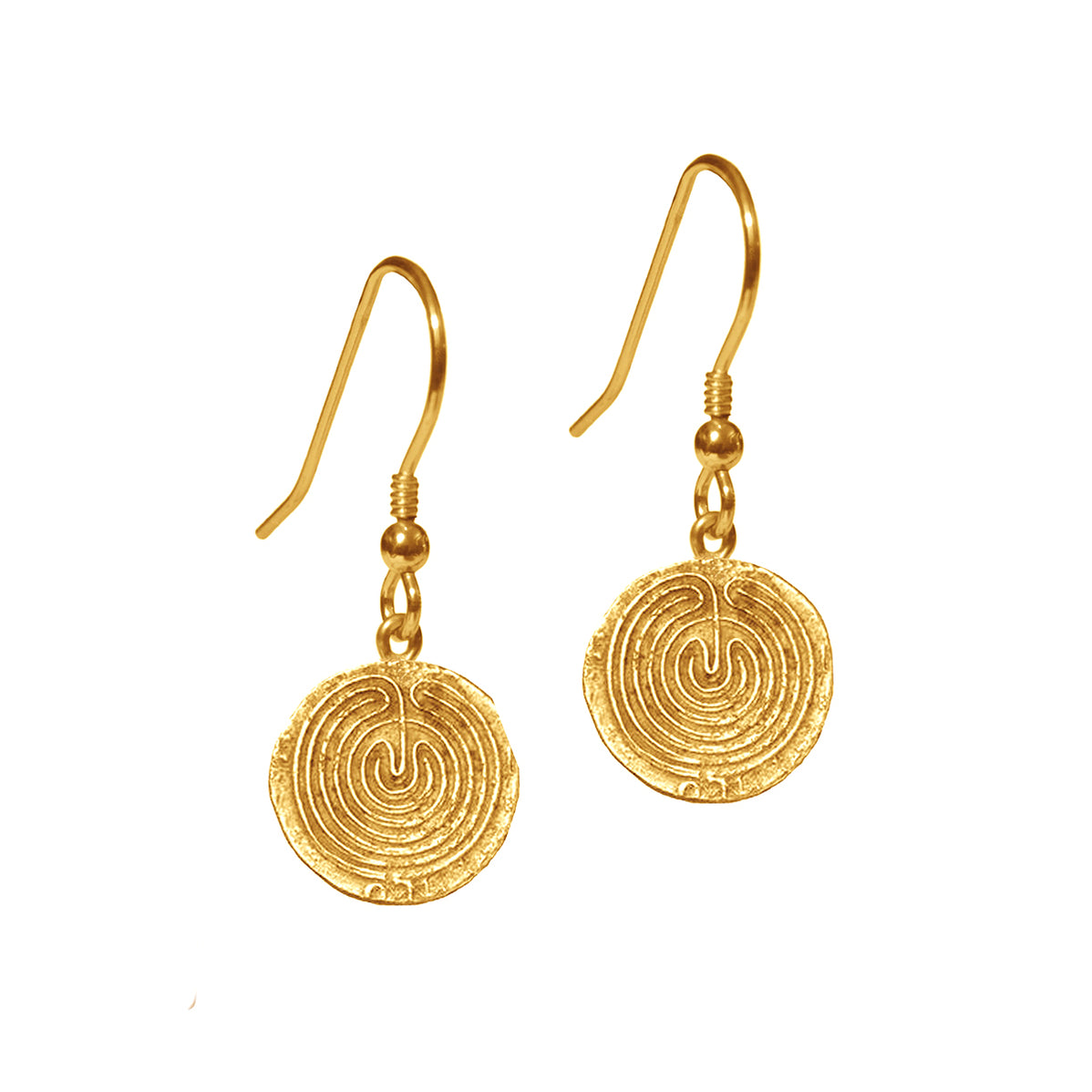 Knossos Labyrinth Coin Earrings– Ashmolean Museum