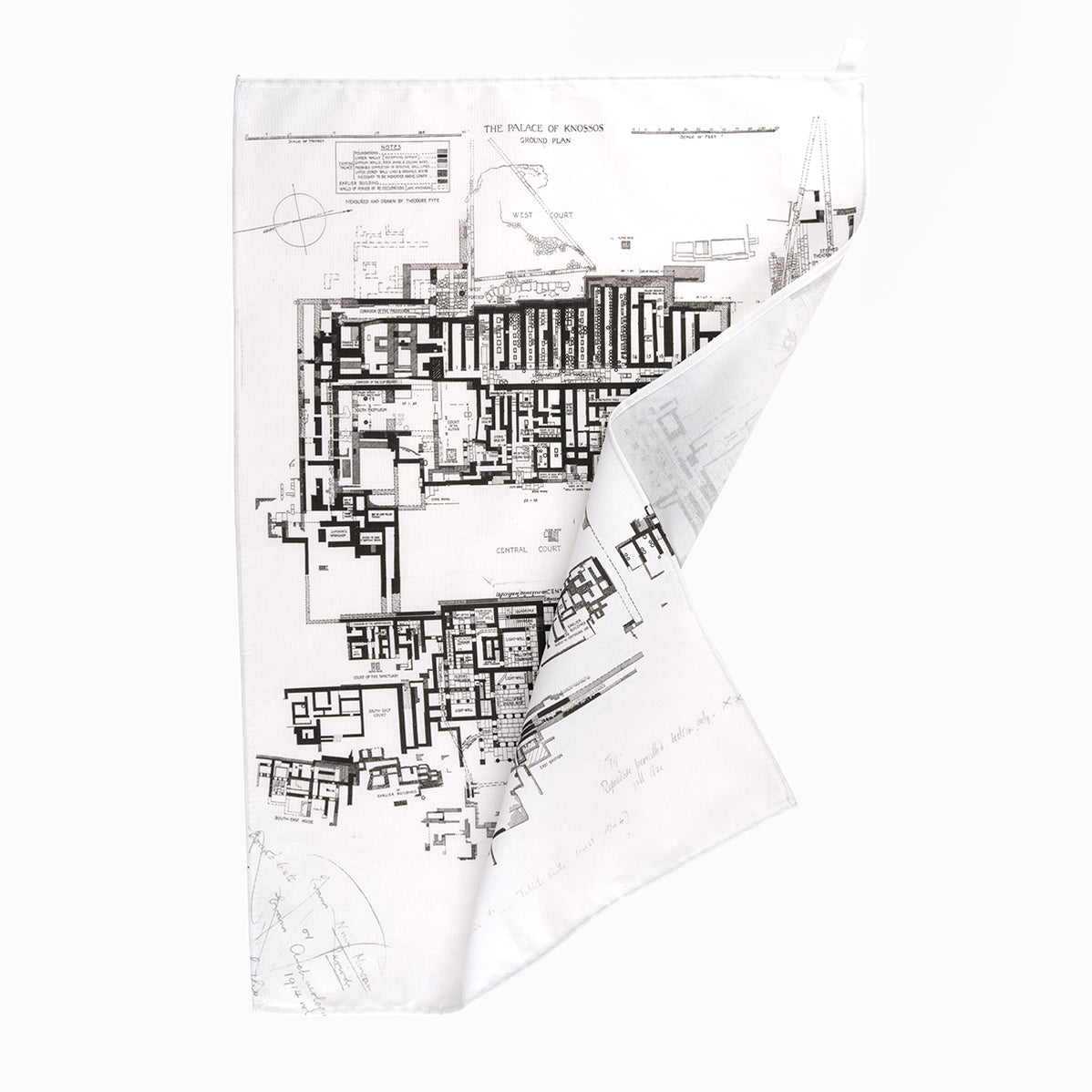Labyrinth Map Tea Towel– Ashmolean Museum